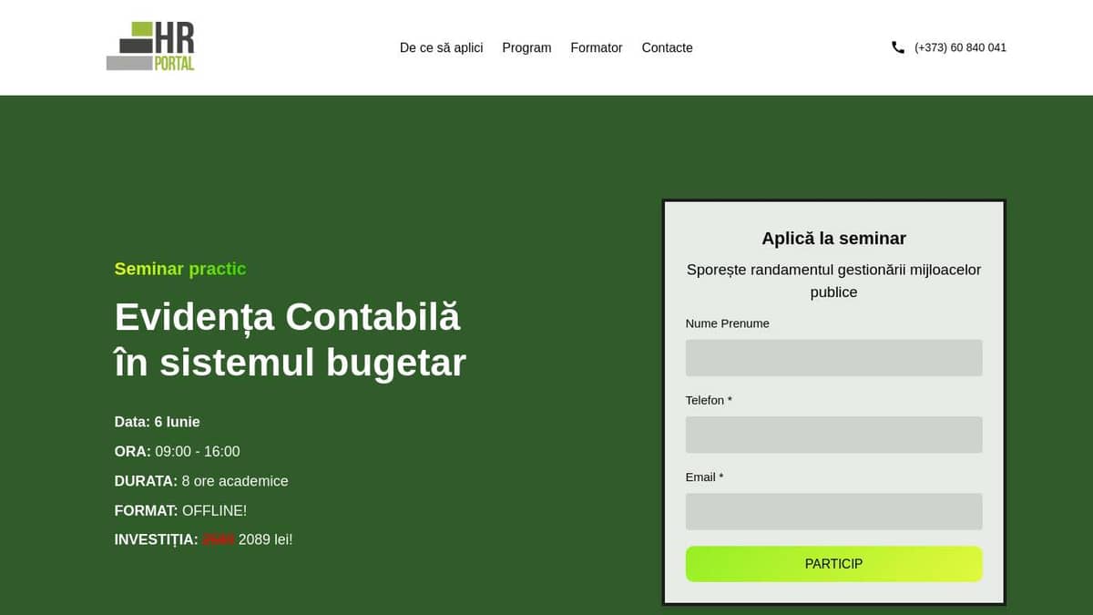 Seminar - Evidența contabilă în sistemul bugetar